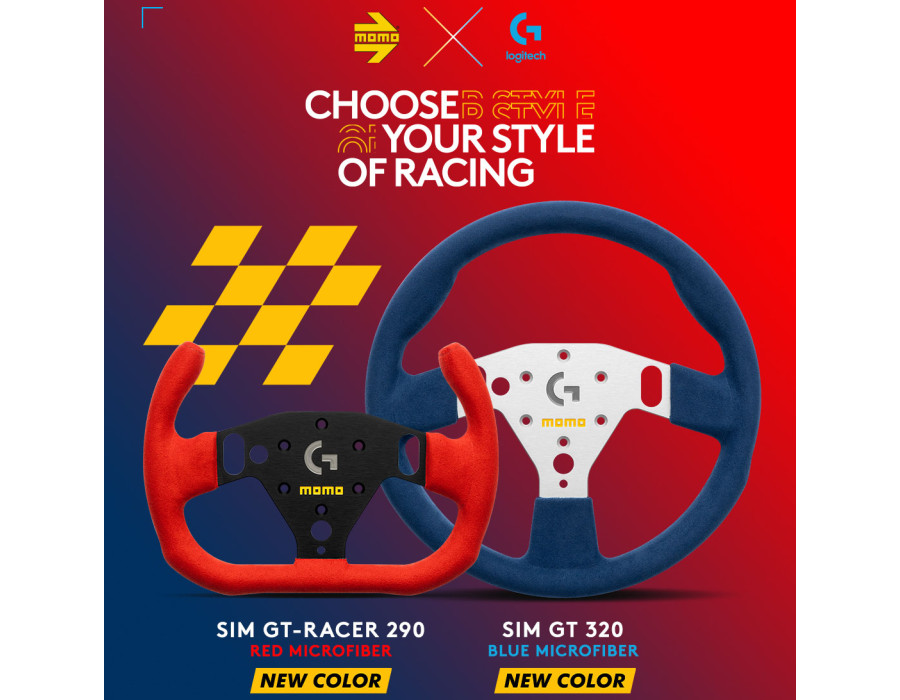 Momo x Logitech G Steering Wheels - New Colours