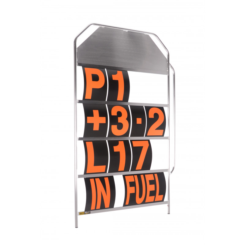 B-G Racing - Large Orange Pit Board Number Set