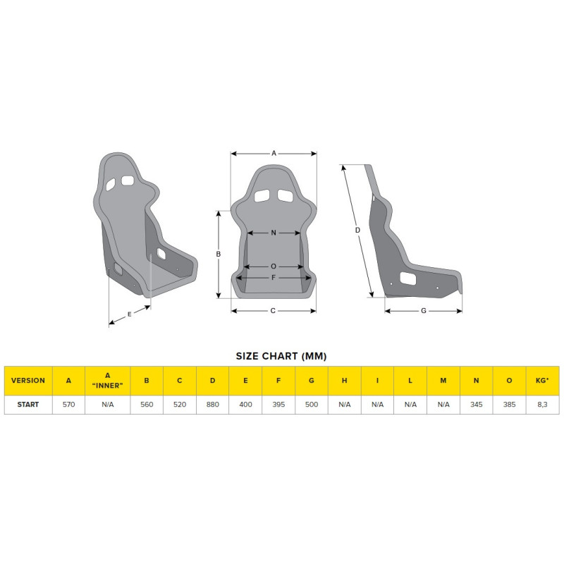 MOMO Start Racing Seat